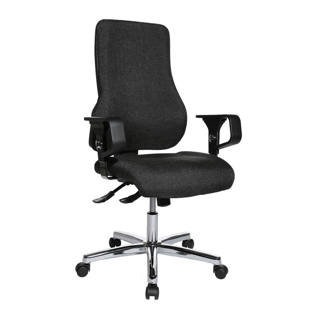 Topstar Bürostuhl Top Point Deluxe, TO29X G22 Stoff anthrazit, Gestell ...